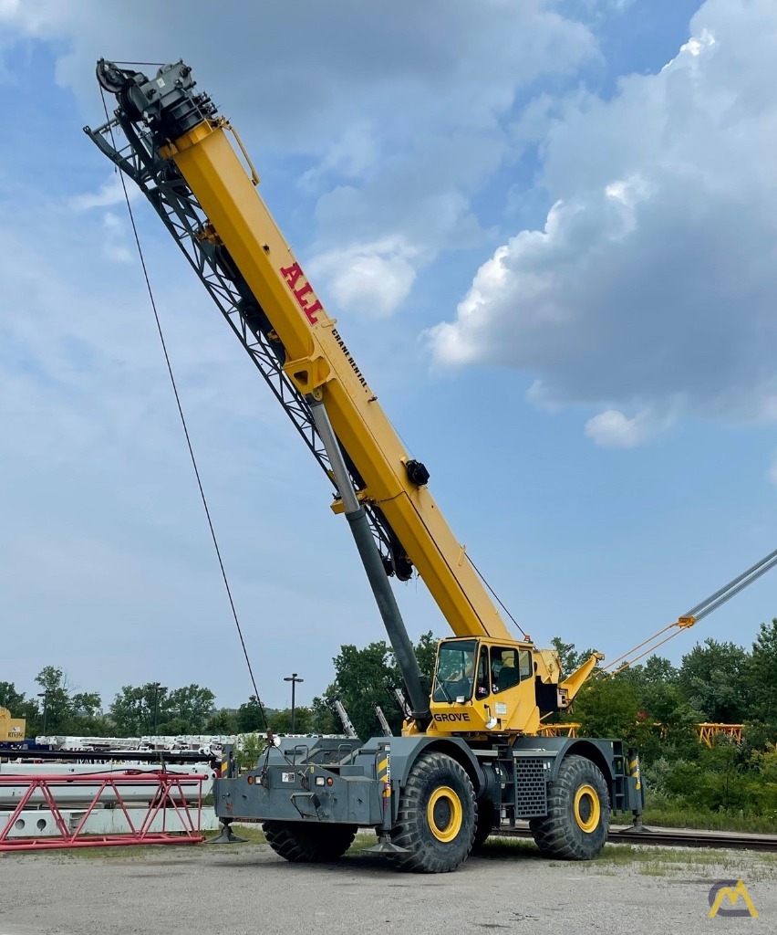 Grove RT880E 80-Ton Rough Terrain Crane For Sale Hoists & Material ...