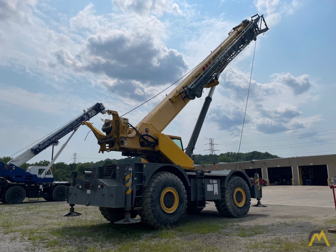 Grove RT880E 80-Ton Rough Terrain Crane For Sale Hoists & Material ...