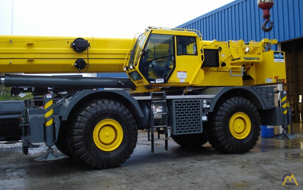 Grove RT890 90-Ton Rough Terrain Crane For Sale Hoists & Material ...