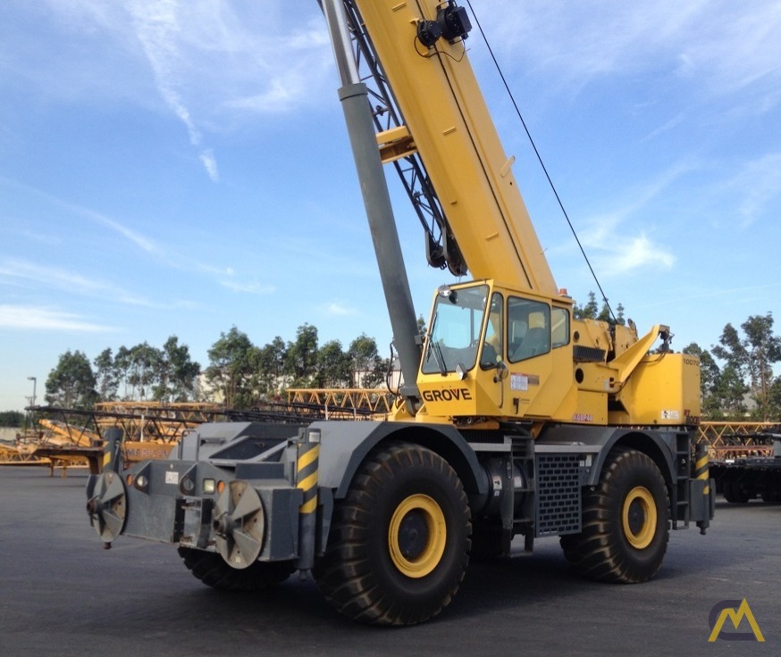 Grove RT890E 90-Ton Rough Terrain Crane For Sale Hoists & Material ...