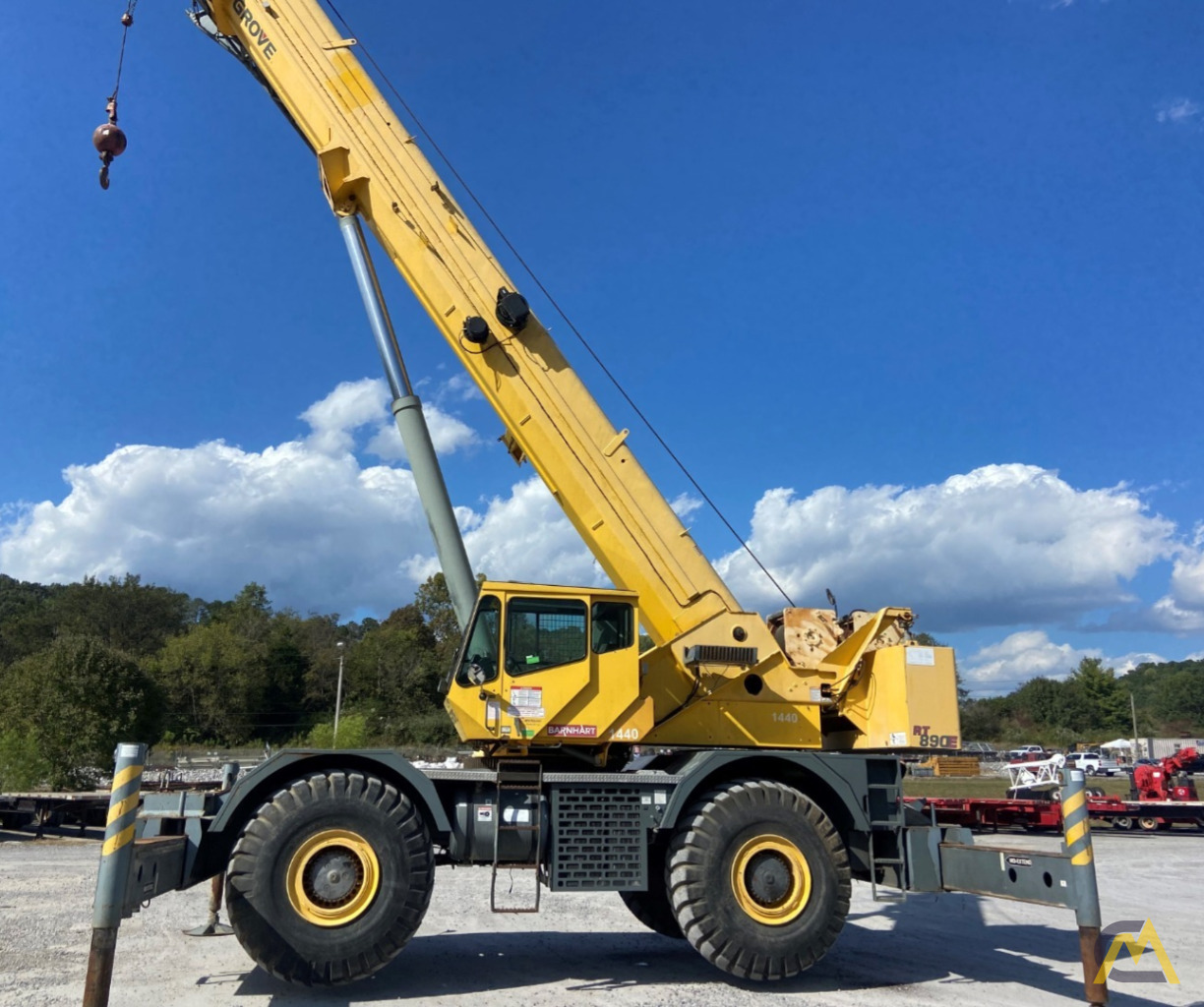 Grove RT890E Rough Terrain Crane For Sale Hoists & Material Handlers ...