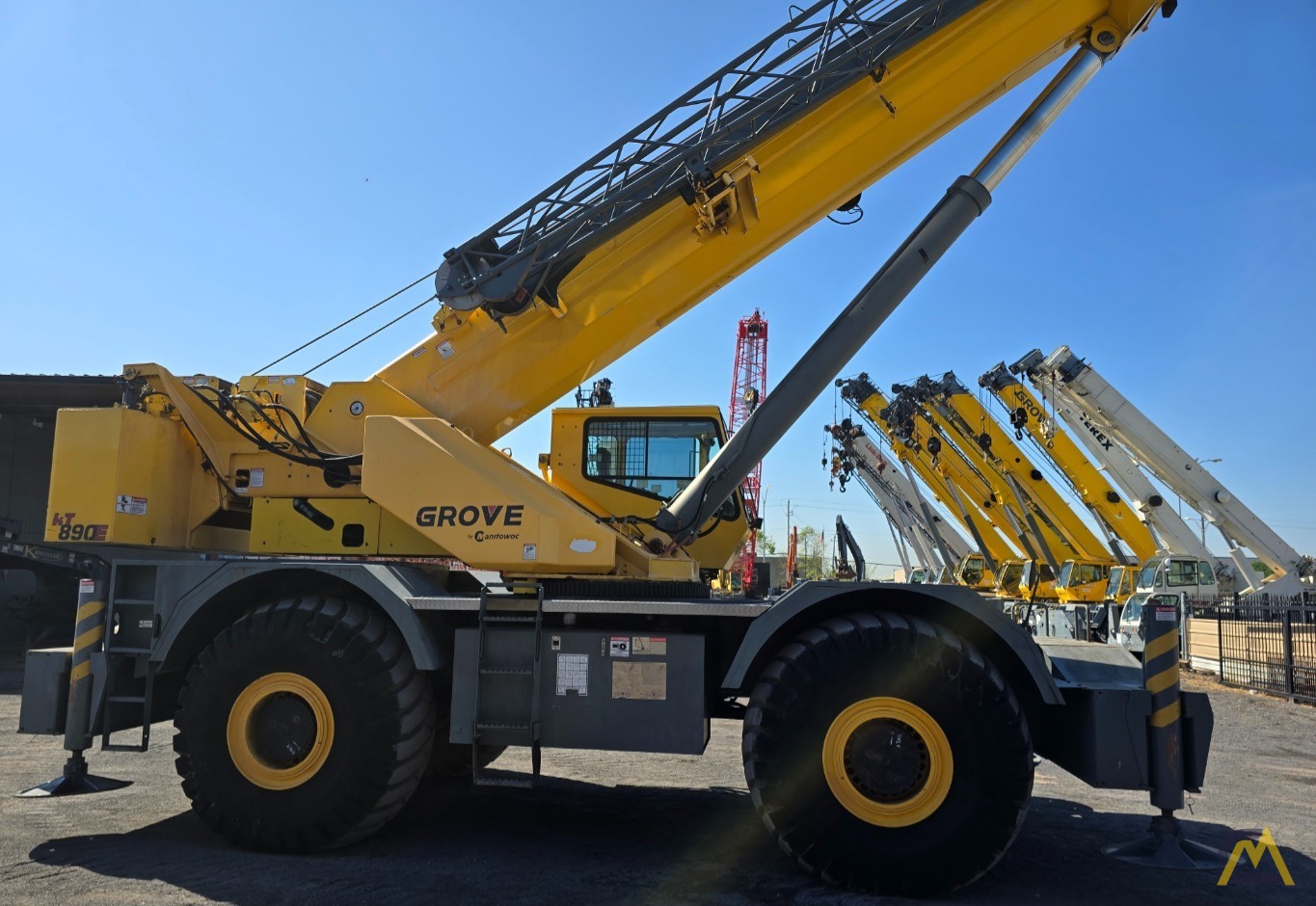 Grove RT890E Rough Terrain Crane For Sale Hoists & Material Handlers ...