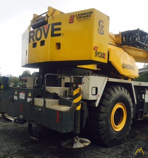 Grove RT9130E 130-ton Rough Terrain Crane For Sale Hoists & Material ...