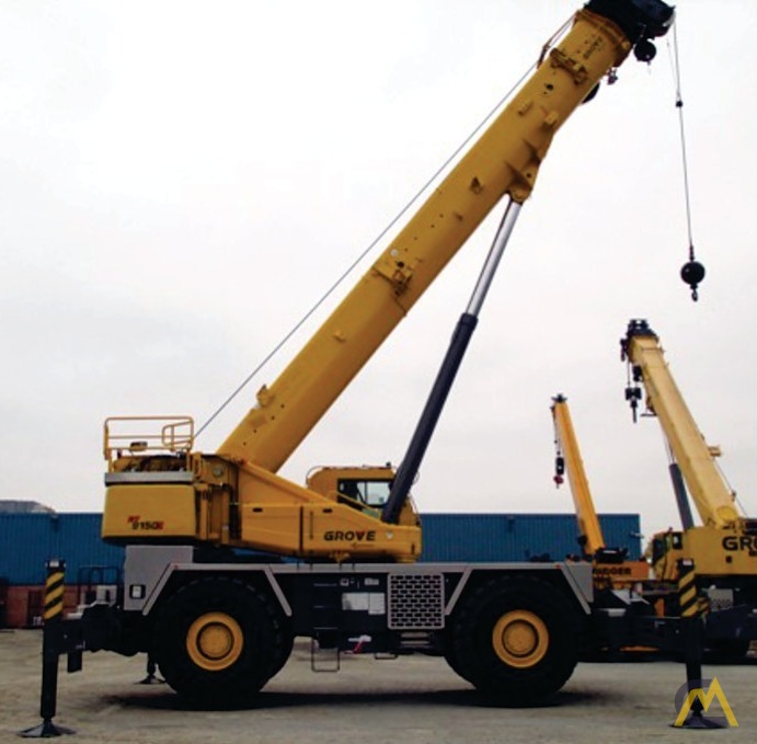 Grove RT9150E 150-Ton Rough Terrain Crane For Sale Hoists & Material ...