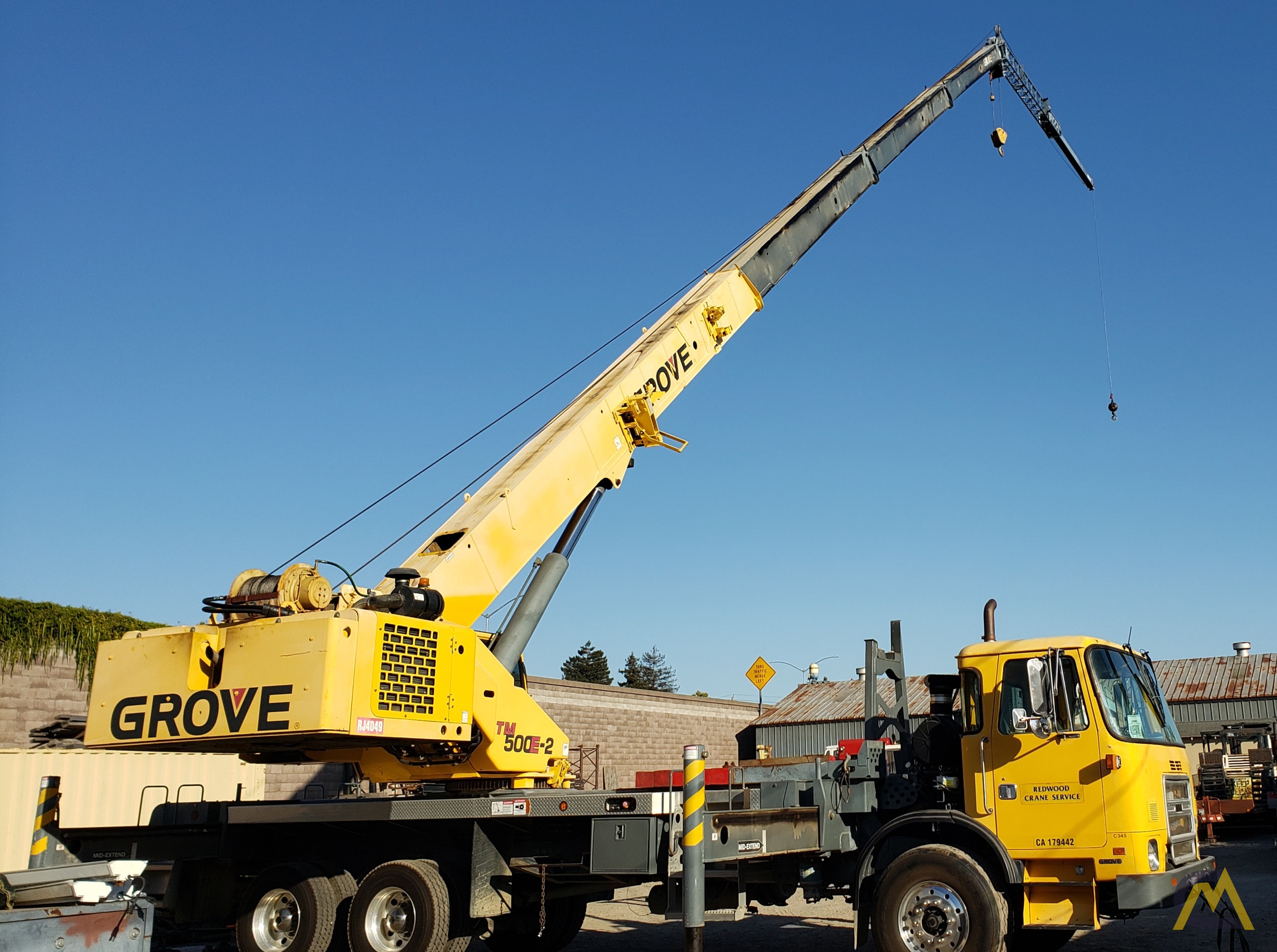 Grove TM500E-2 45-ton Telescopic Boom Truck Crane For Sale Hoists ...
