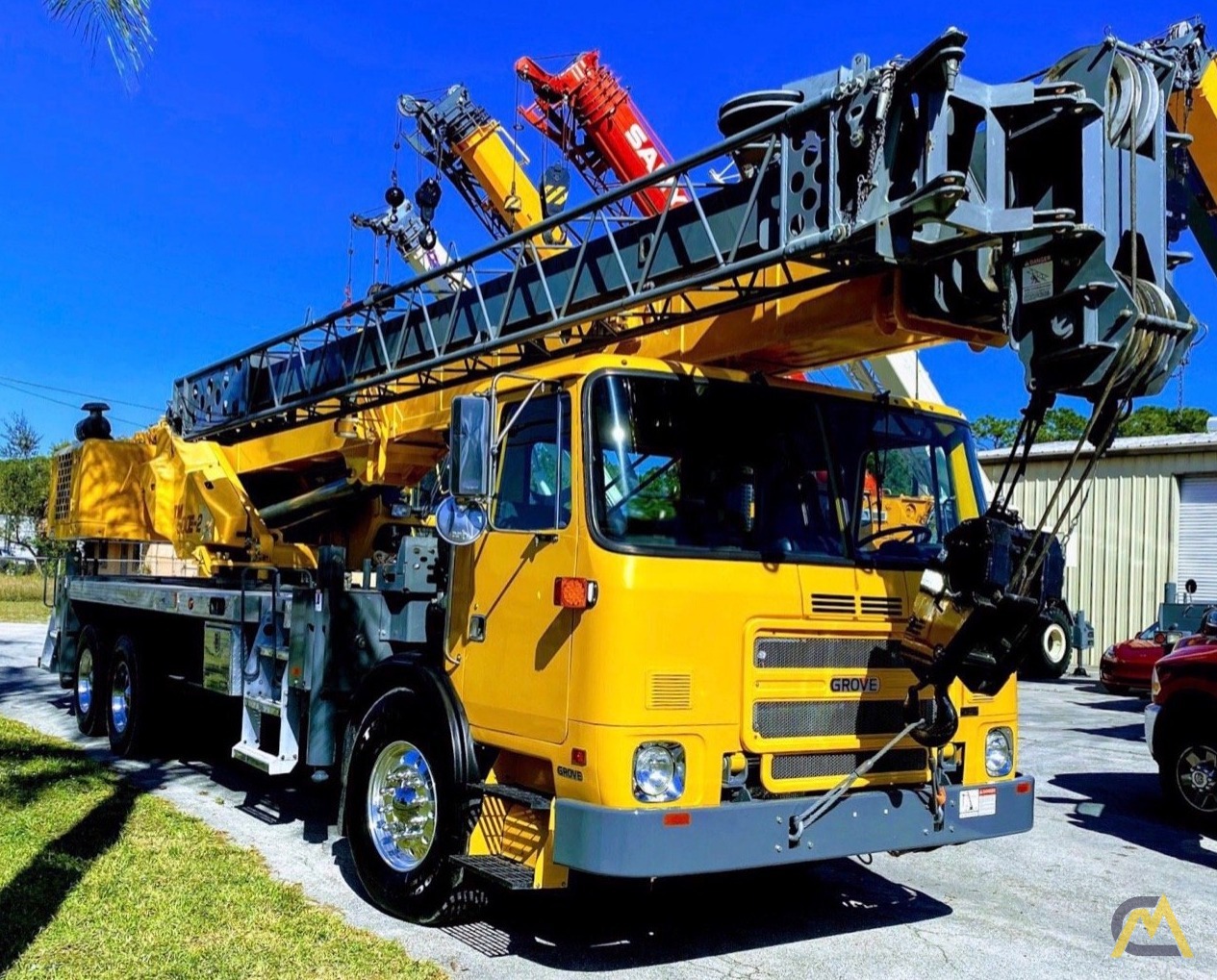 Grove TM500E-2 Truck Mounted Telescopic Boom Crane For Sale Hoists ...