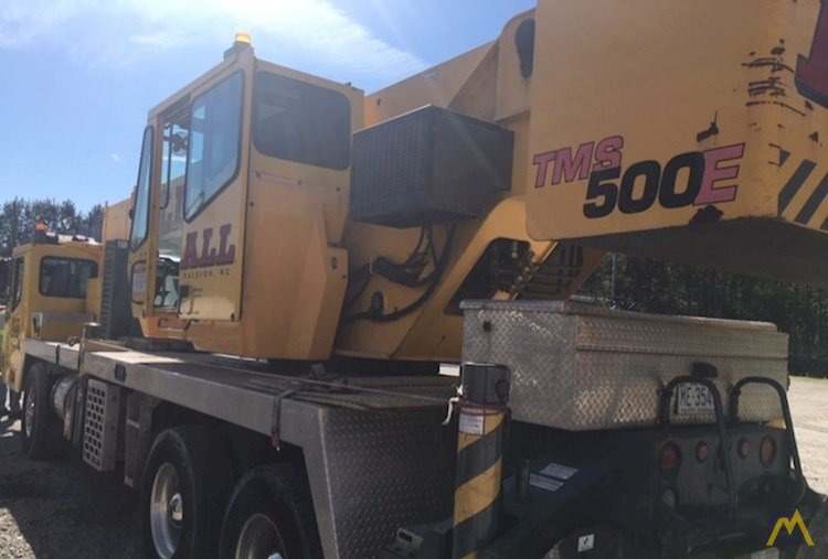 Grove TMS500E 40-Ton Telescopic Boom Truck Crane For Sale Hoists & Material Handlers 17301 ...