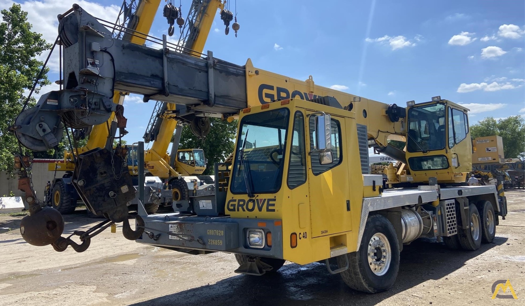 Grove TMS500E 40-Ton Telescopic Boom Truck Crane For Sale Hoists ...
