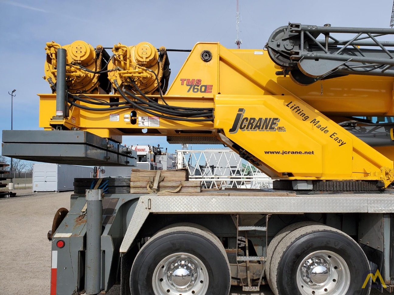 Grove TMS760E 60-ton Telescopic Boom Truck Crane For Sale Hoists ...