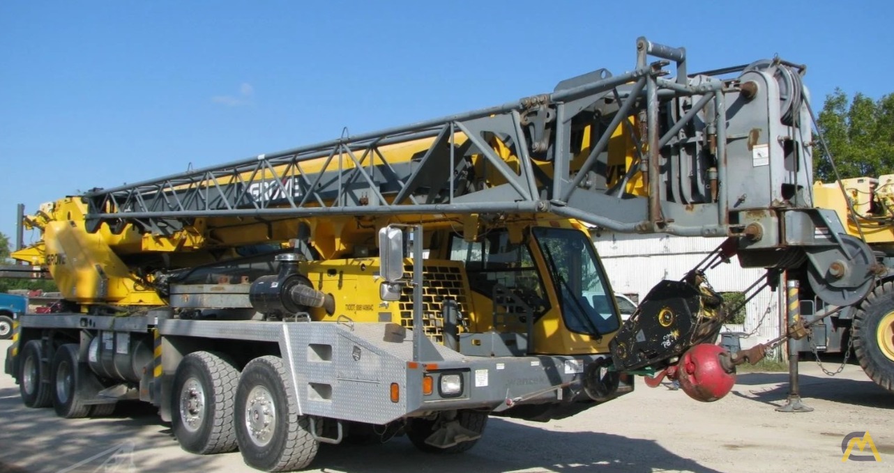 Grove TMS800E 80-ton Telescopic Boom Hydraulic Truck Mounted Crane For ...