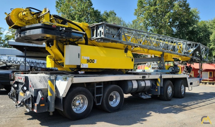Grove TMS900E 90-Ton Telescopic Boom Hydraulic Truck Crane with Trailer ...