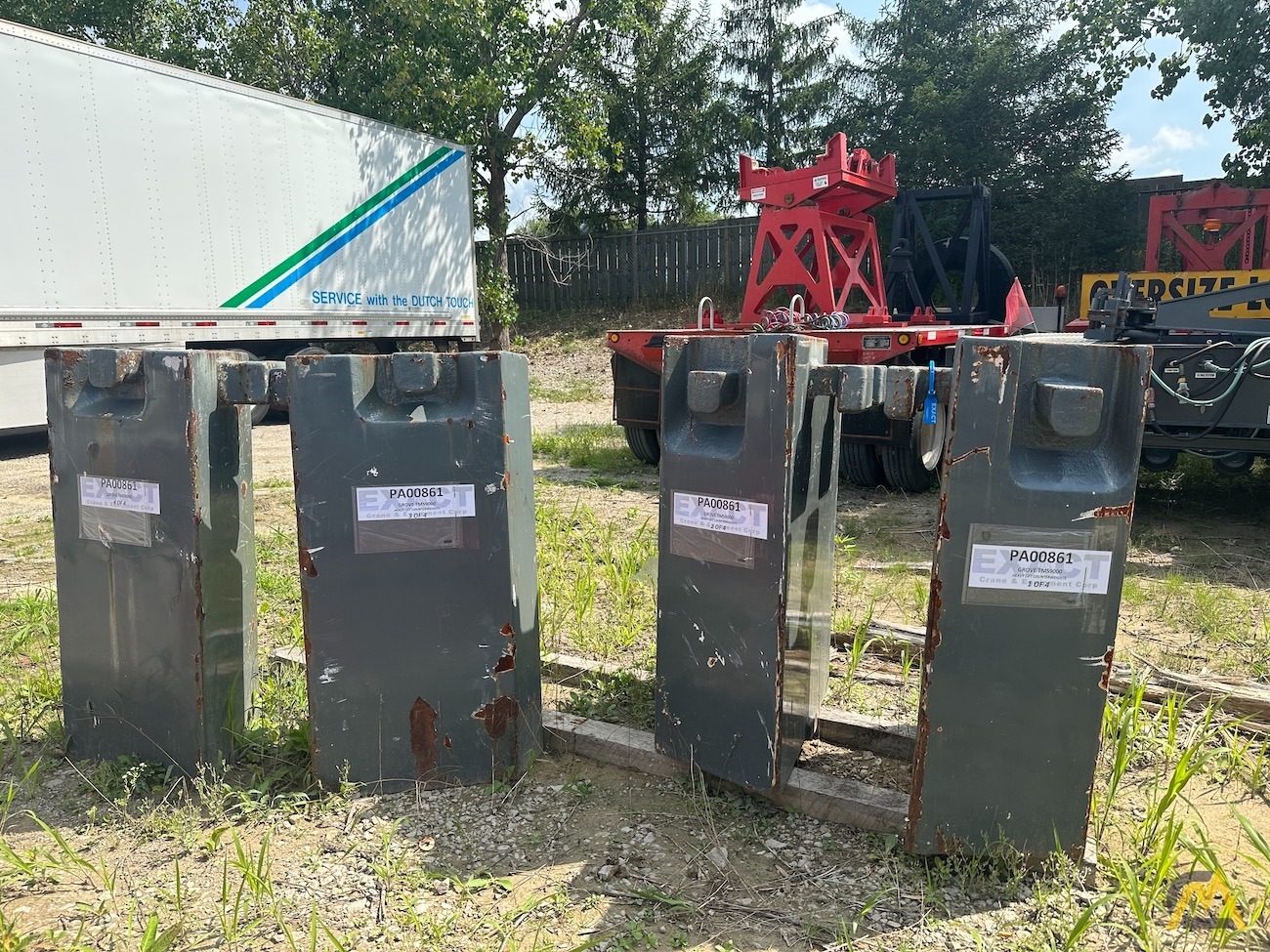 Grove TMS9000E Heavy Lift Counterweight Package For Sale Counterweights ...