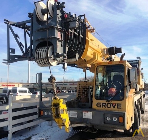 Grove TMS900E 90-Ton Telescopic Boom Hydraulic Truck Crane For Sale or ...