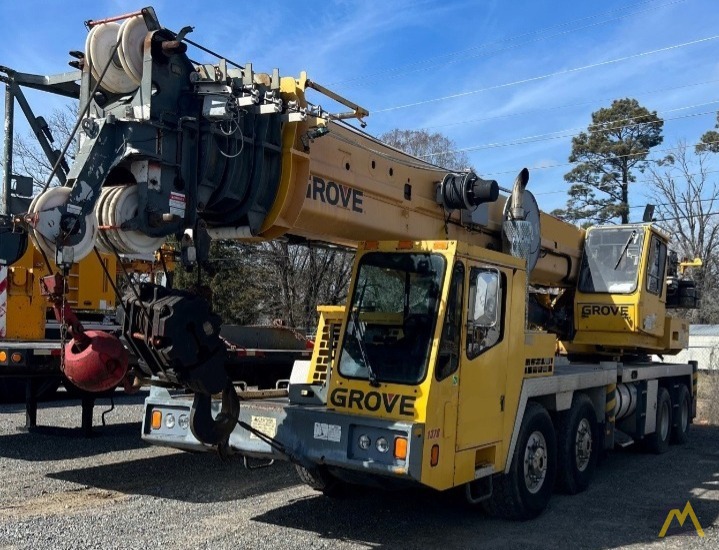 Grove TMS900E 90-ton Telescopic Boom Mobile Truck Crane For Sale Hoists ...