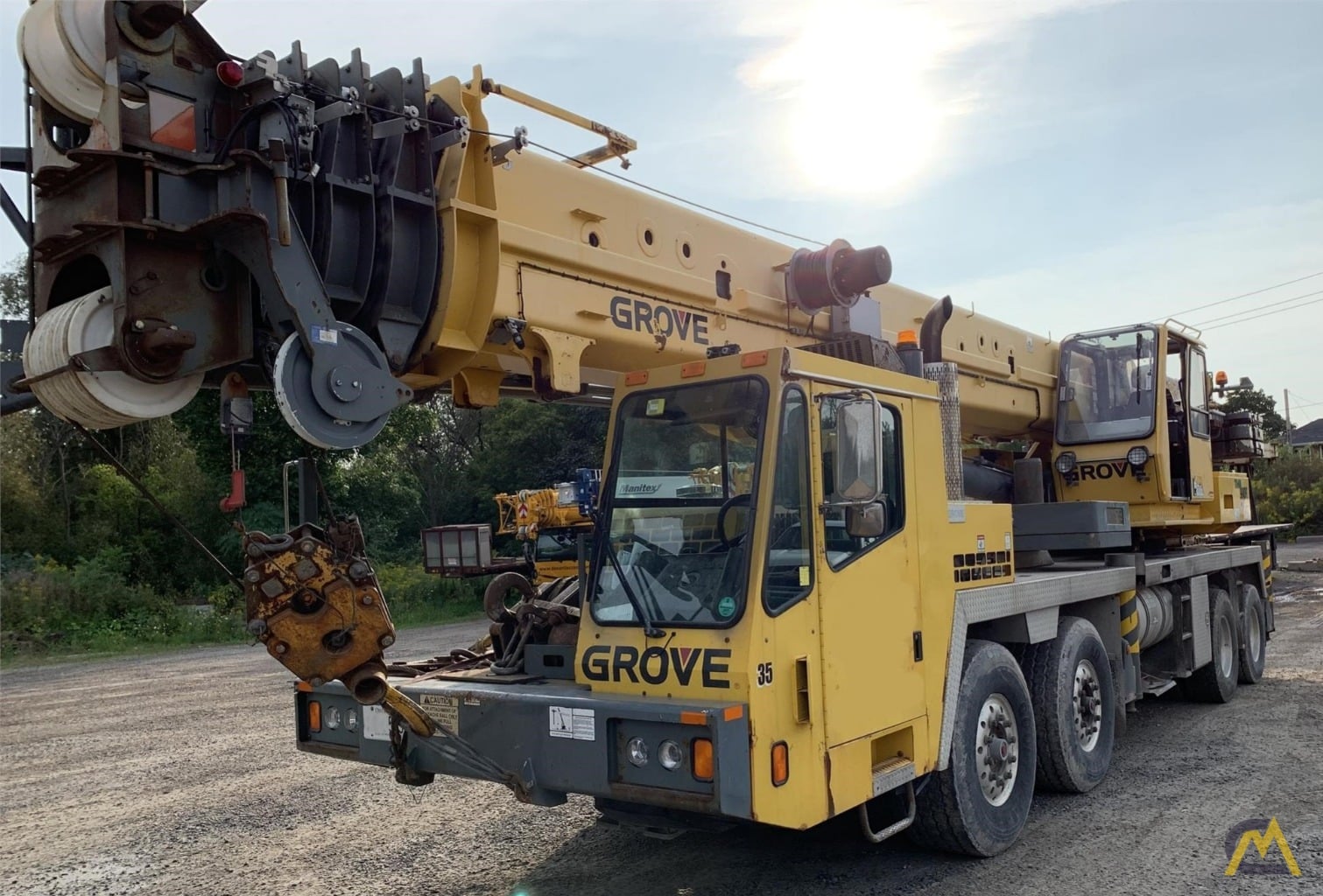 Grove TMS900E 90-Ton Telescopic Boom Hydraulic Truck Crane For Sale ...
