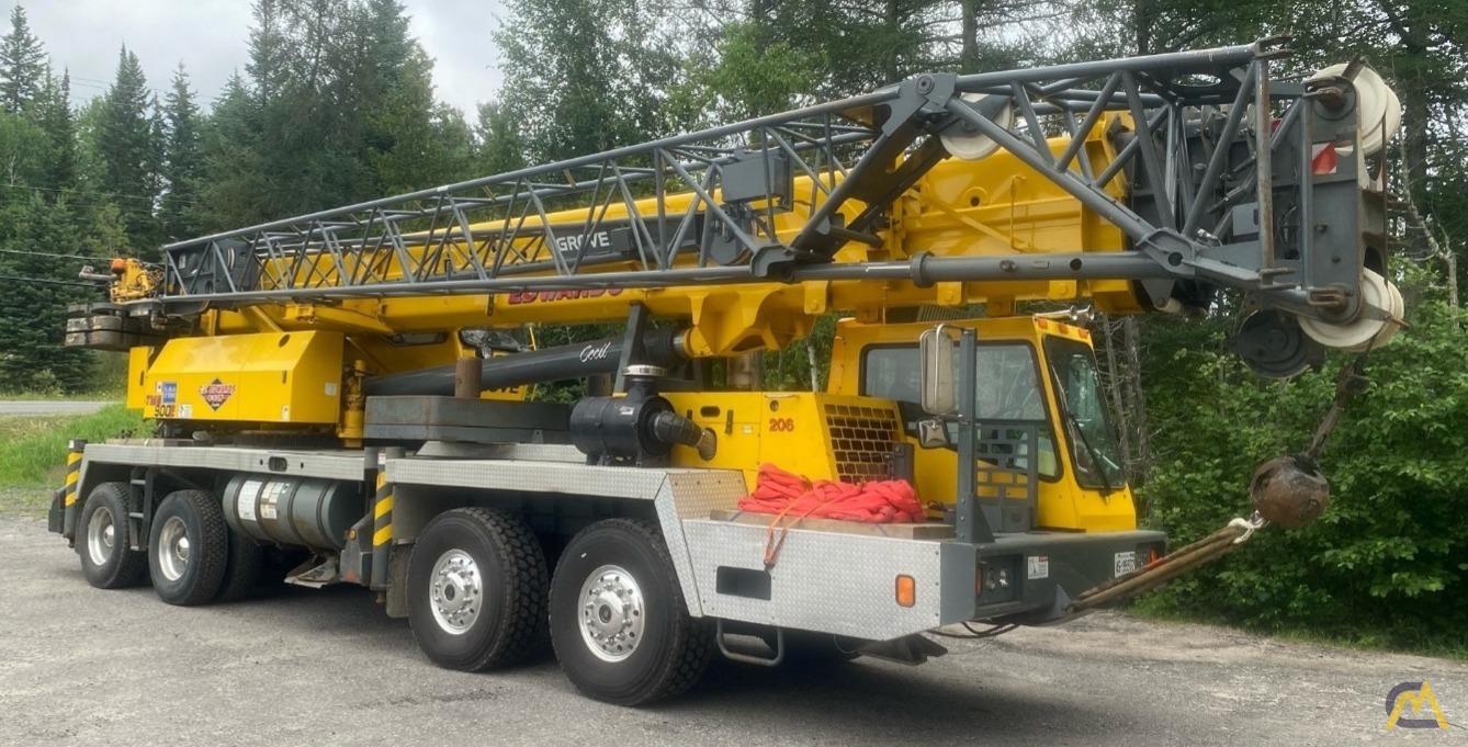 Grove TMS900E 90-Ton Telescopic Boom Truck Crane For Sale Hoists ...
