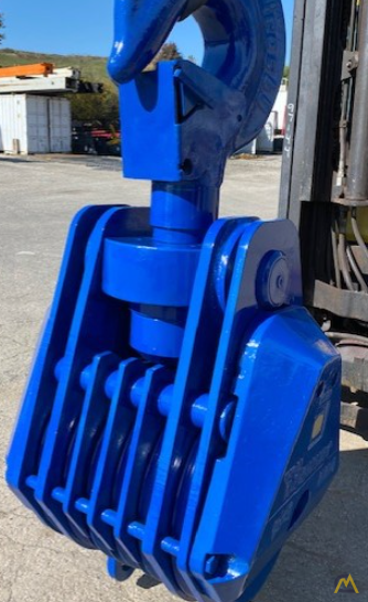 Gunnebo Johnson 200-ton 6 Sheave 1 1/8th wire Hook Block For Sale ...
