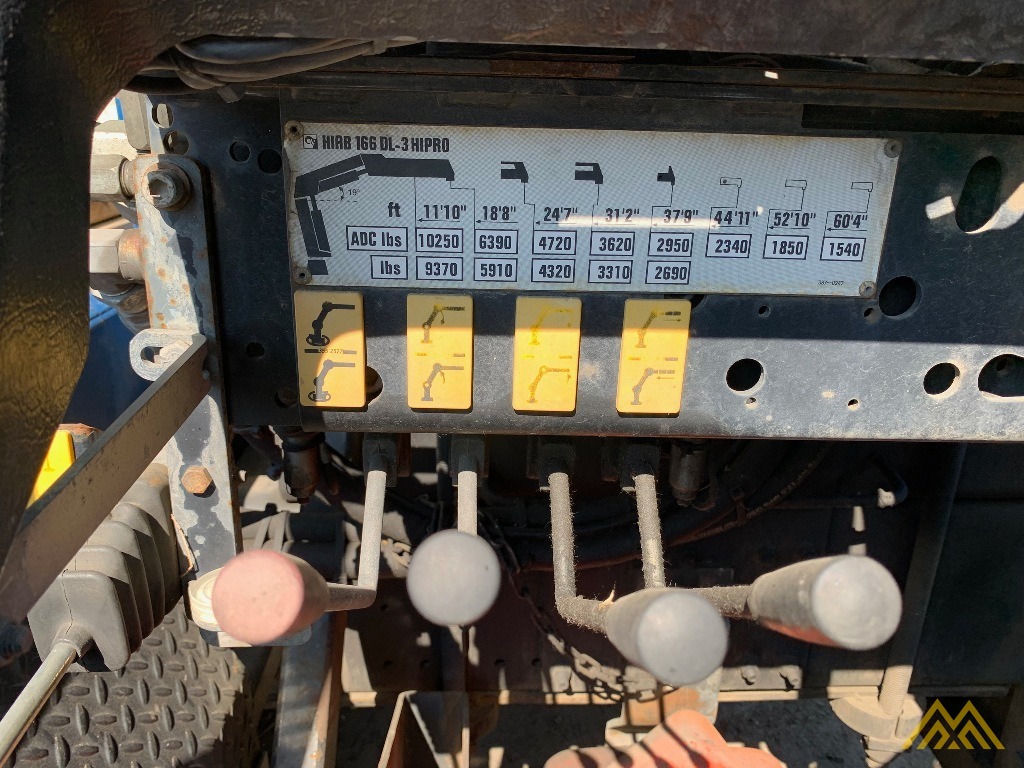 Hiab XS 166 DL-3 HiPro Articulating Knuckle Boom Crane on Mack GU813 ...