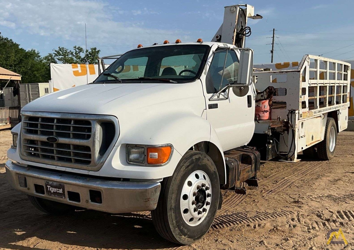 Bid on a IMT 5217 Articulating Knuckle Boom Crane Ford F650 For Sale ...