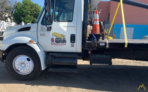 International 4300 Flatbed Counterweight/Rigging Truck with Liftgate ...