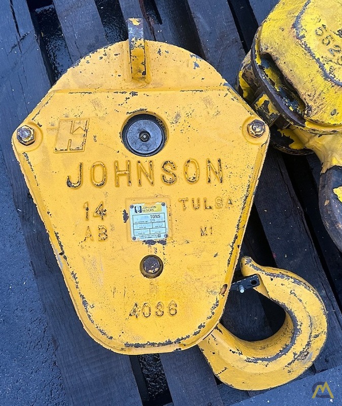 Johnson 20-Ton 2-Sheave Hook Block For Sale Products Blocks Parts ...