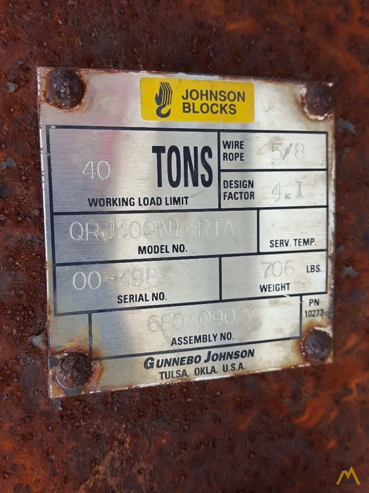 Johnson Hook Block For Sale Products Blocks Parts Attachments ...