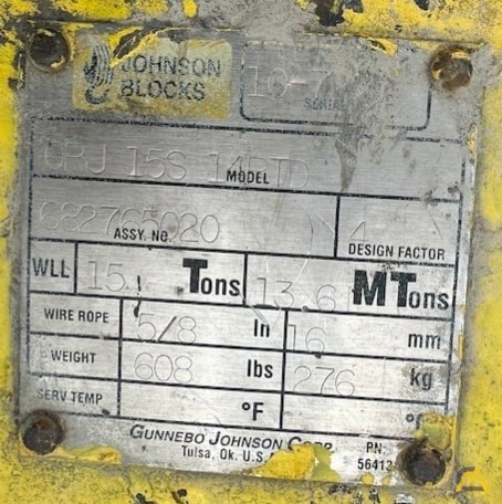 Johnson Quick-Reeving Single-Sheave Hook Block For Sale Products Blocks ...