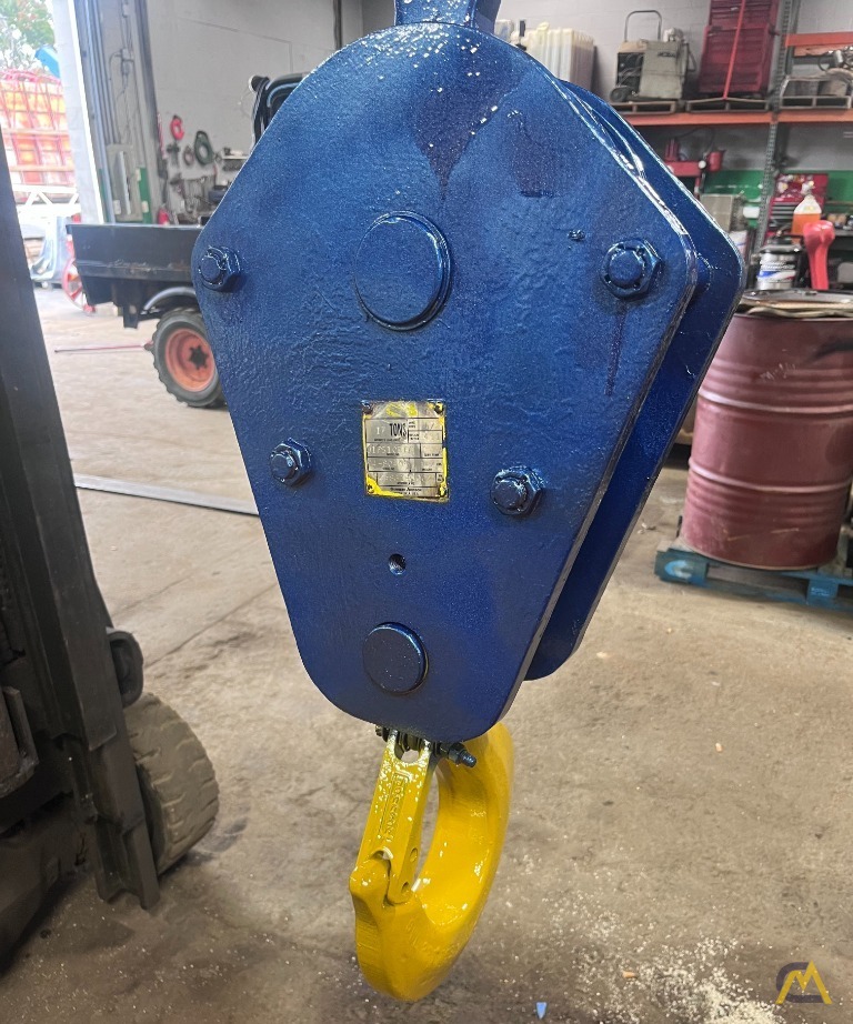 Johnson 17-ton Single Sheave -17 Ton 5/8th inch Wire Rope Hook Block ...