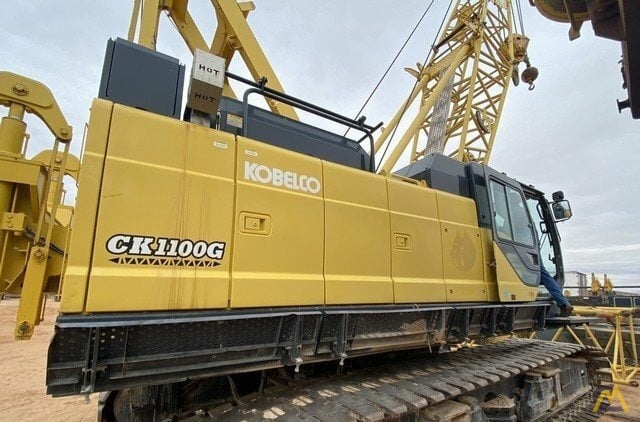 Kobelco CK1100G 110-ton Lattice Boom Crawler Crane For Sale Hoists ...