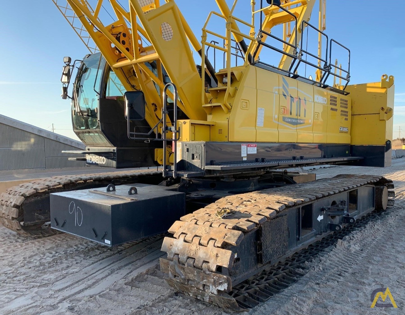 Kobelco CK1100G-2 110-Ton Lattice Boom Crawler Crane For Sale Hoists ...