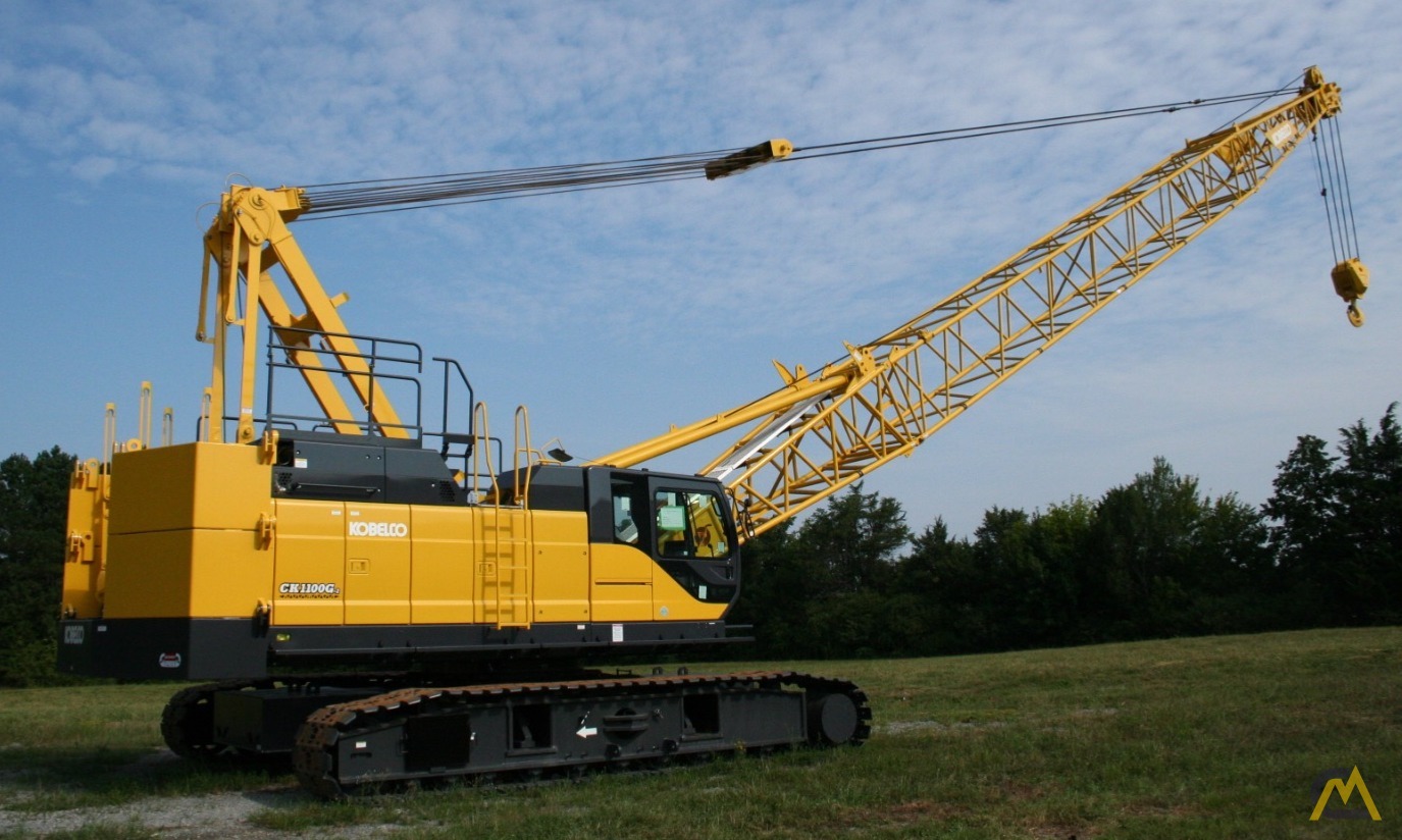 Kobelco CK1100G-2 110-Ton Lattice Boom Crawler Crane For Sale Hoists ...