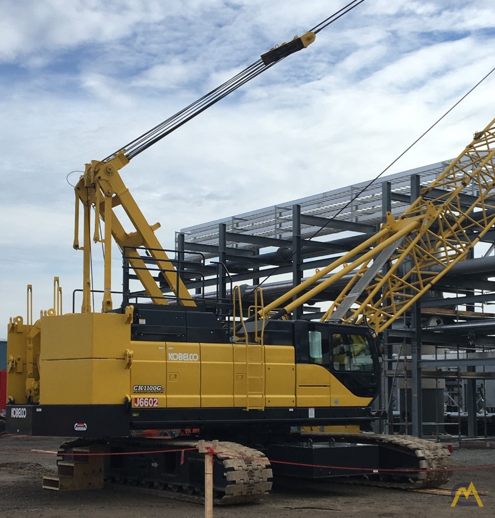 Kobelco CK1100G-2 110-Ton Lattice Boom Crawler Crane For Sale Hoists ...