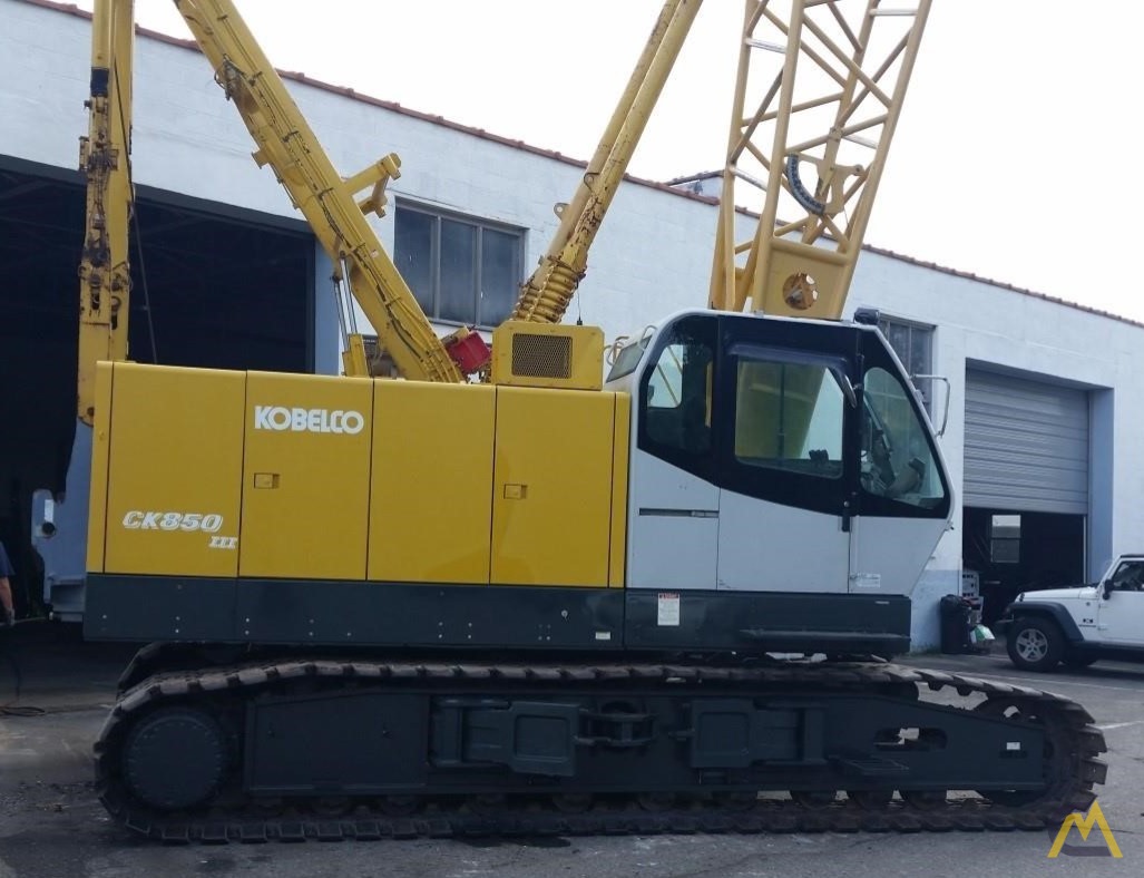 Kobelco CK850 III 85-Ton Lattice Boom Crawler Crane For Sale Hoists ...