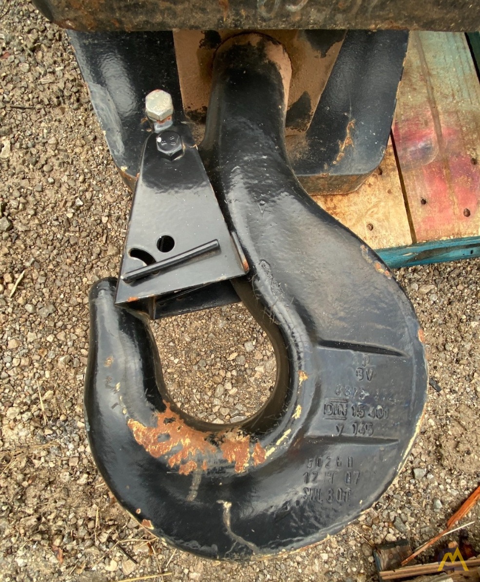 Liebherr 30-Ton Single-Sheave Quick Reeve Hook Block For Sale Blocks ...