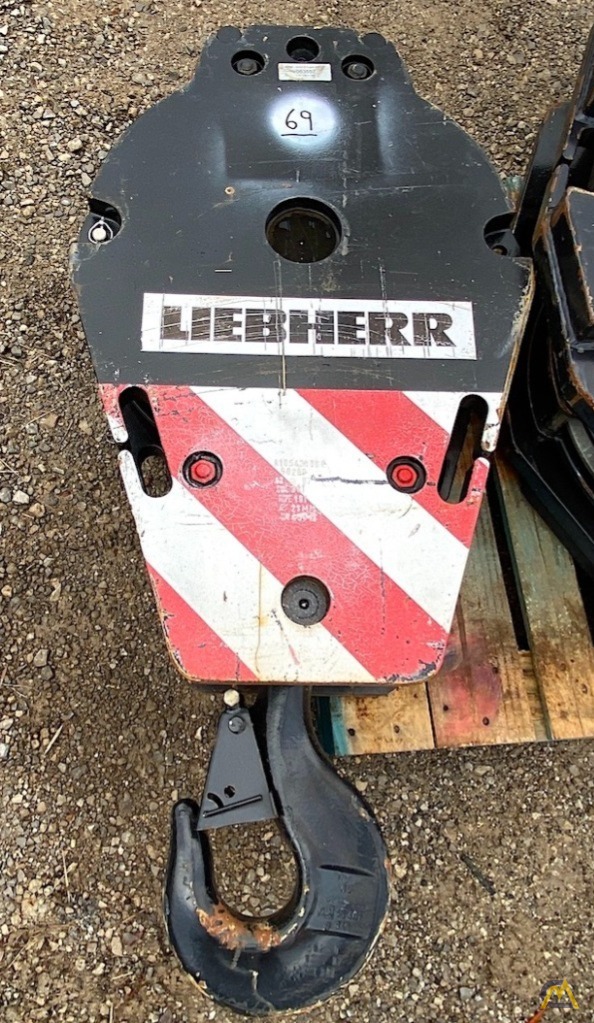 Liebherr 30-Ton Single-Sheave Quick Reeve Hook Block For Sale Blocks ...