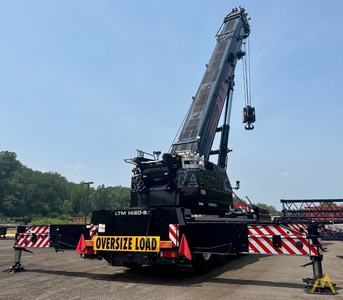 Liebherr LTM 1450-8.1 500-Ton All Terrain Crane For Sale or Rent Hoists ...