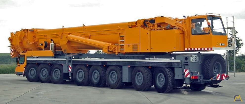 Liebherr LTM 1500-8.1 600-Ton All Terrain Crane & Material Handlers ...
