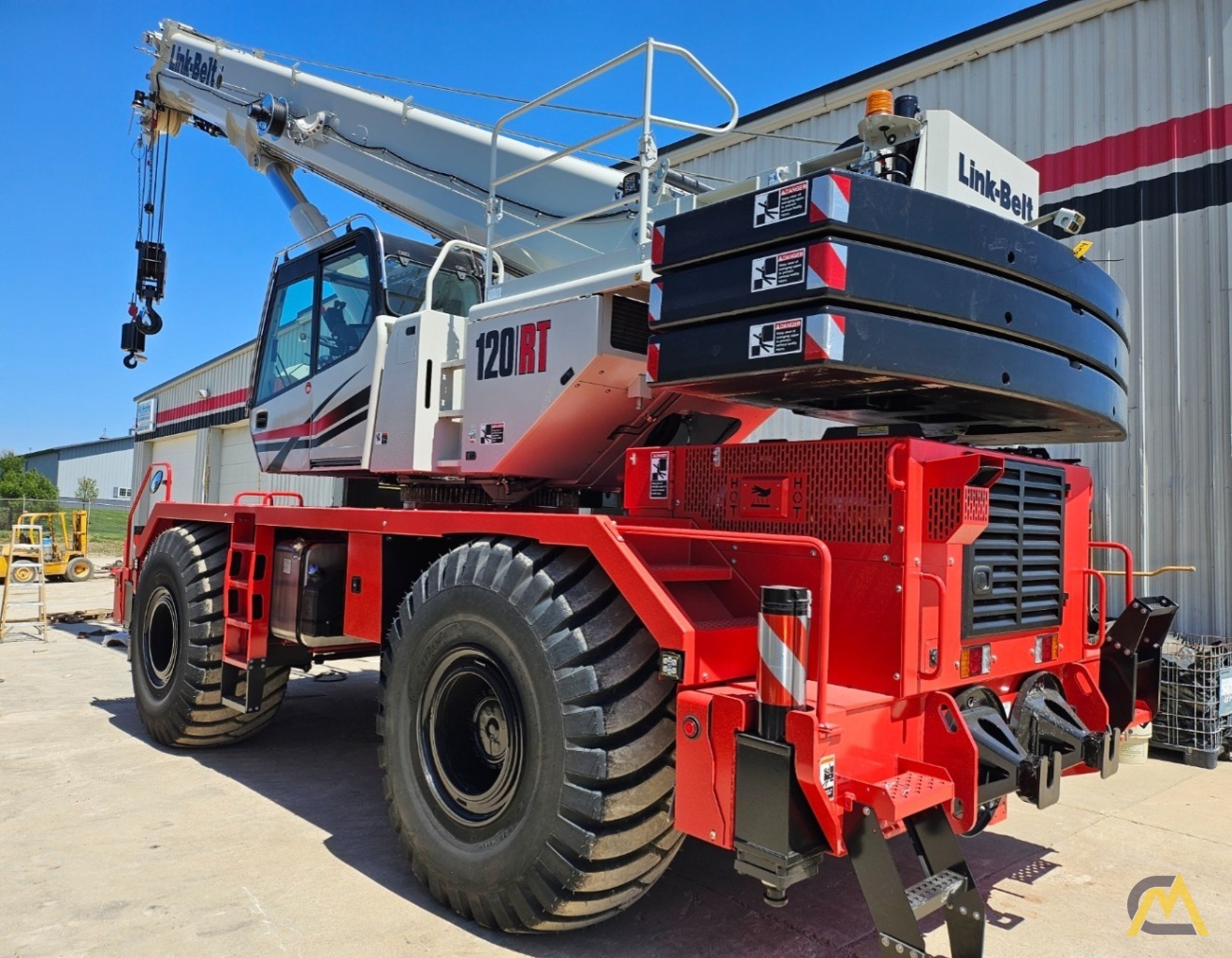Link-Belt 120RT Rough Terrain Crane For Sale Hoists & Material Handlers ...
