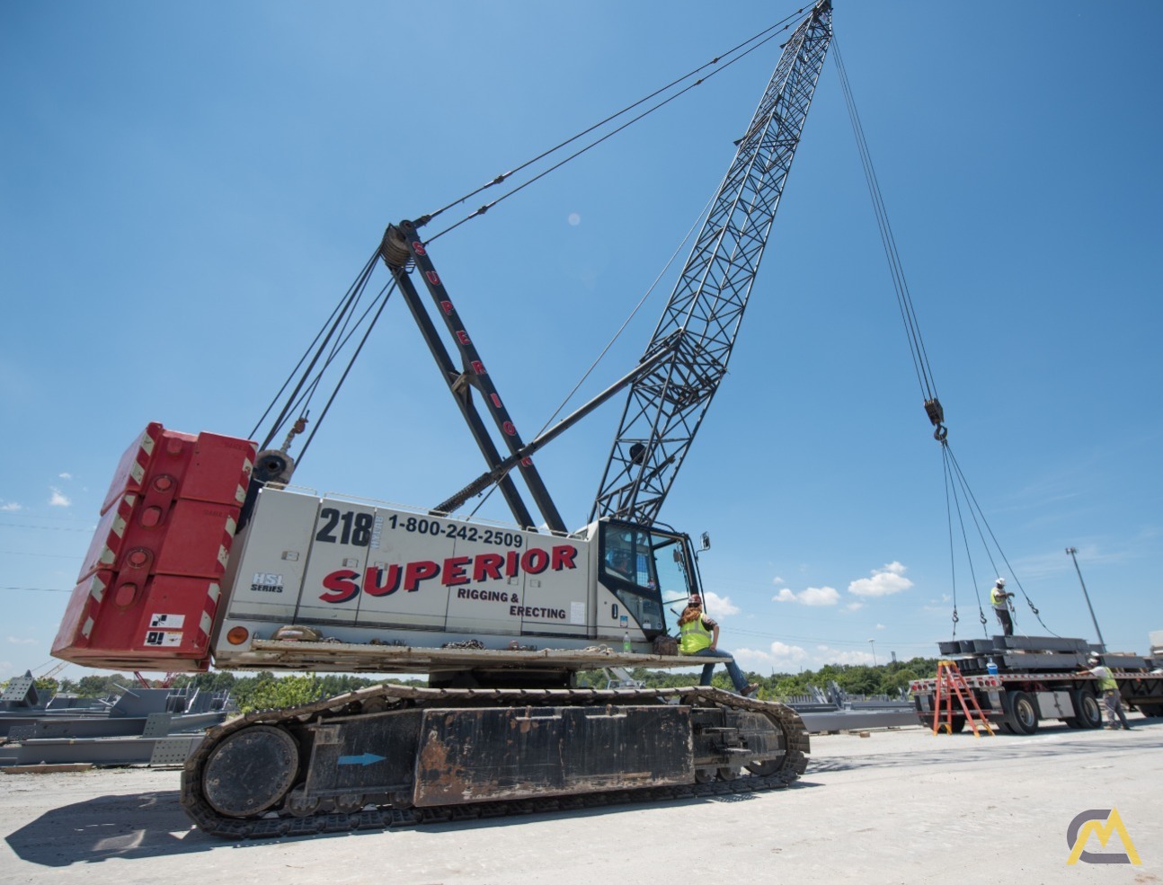 Link-Belt 218 HSL 110-Ton Lattice Boom Crawler Crane For Sale Hoists ...