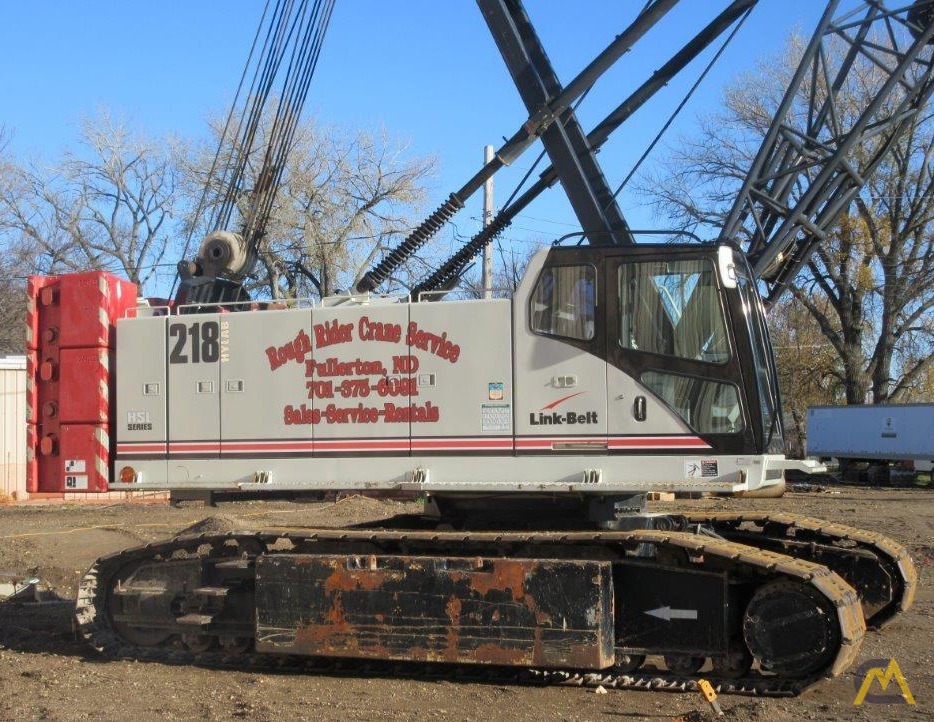 Link-Belt 218 HSL 110-Ton Lattice Boom Crawler Crane For Rent Hoists ...
