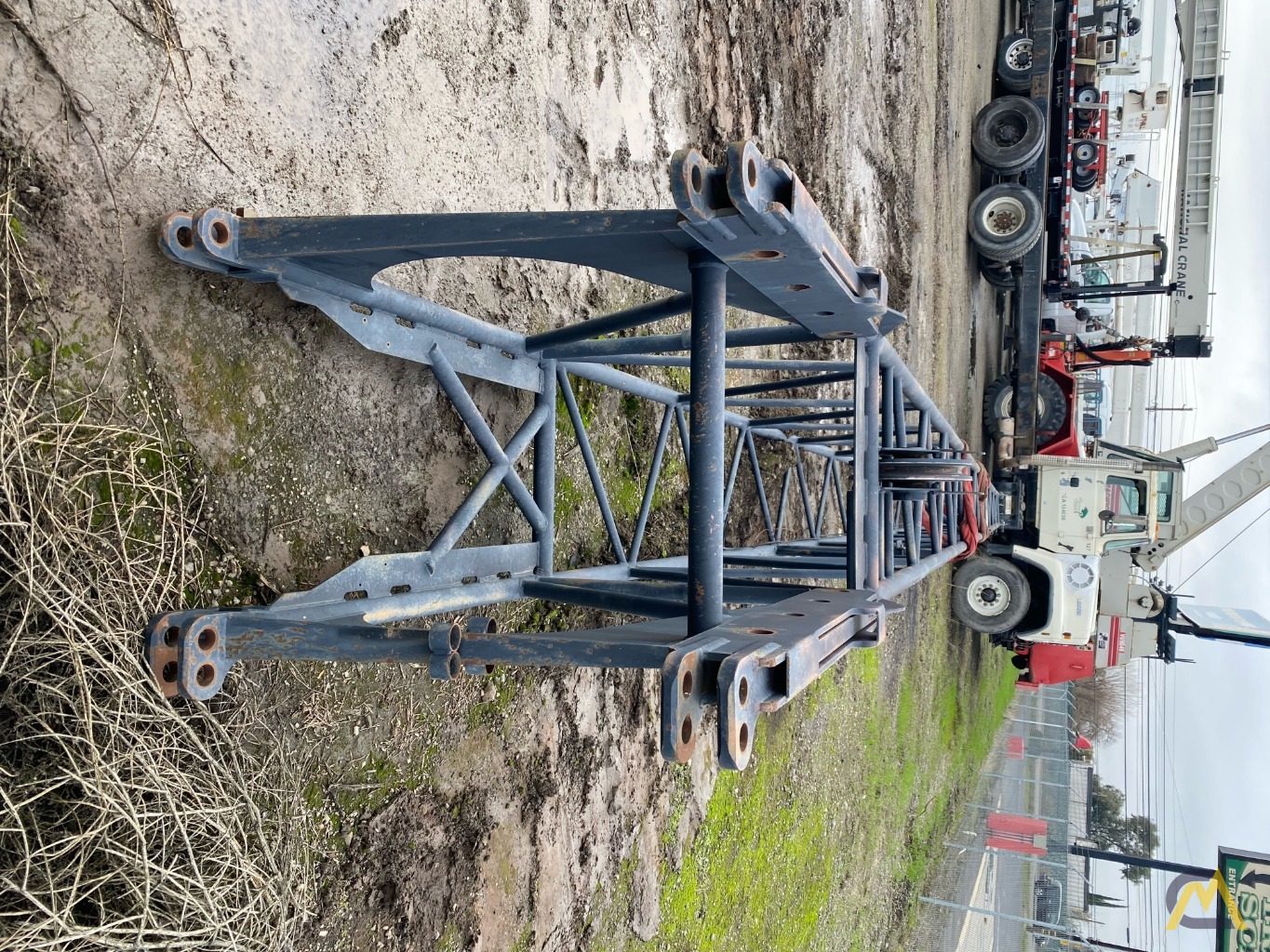 38' - 64' 2-Piece Bi-Fold Lattice Fly (Jib) for Link-Belt HTC-8675 SII ...