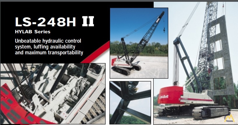 Link-Belt LS-248H II 200-Ton Lattice Boom Crawler Crane For Sale Hoists ...