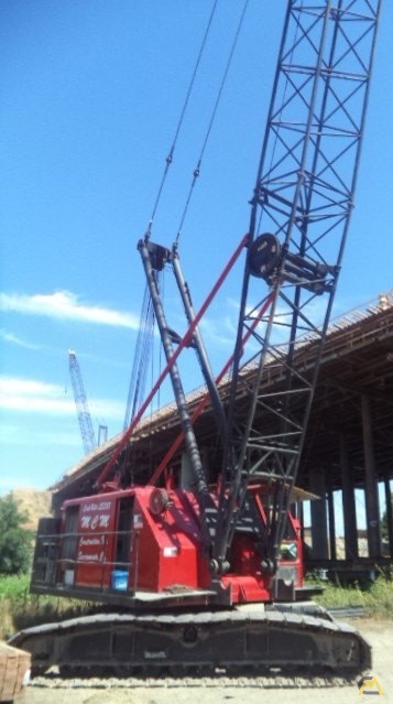 Link-Belt LS-338 100-ton Lattice Boom Crawler Crane For Sale Hoists ...
