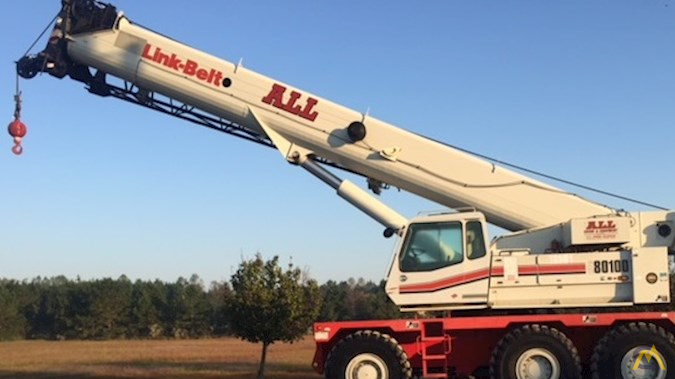 Link-Belt RTC-80100 100-Ton Rough Terrain Crane For Sale Hoists ...