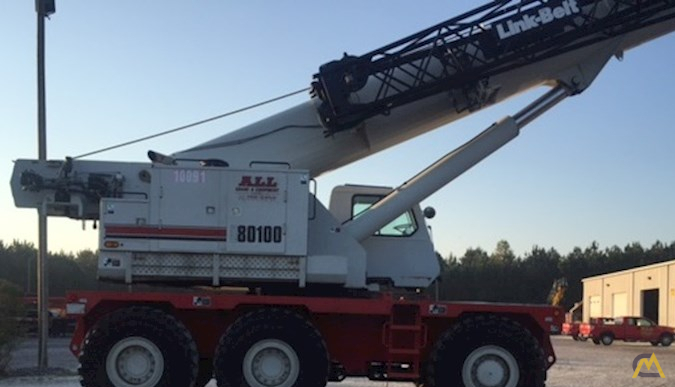 Link-Belt RTC-80100 100-Ton Rough Terrain Crane For Sale Hoists ...