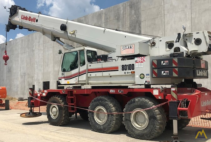 Link-Belt RTC-80100 100-Ton Rough Terrain Crane For Sale Hoists ...
