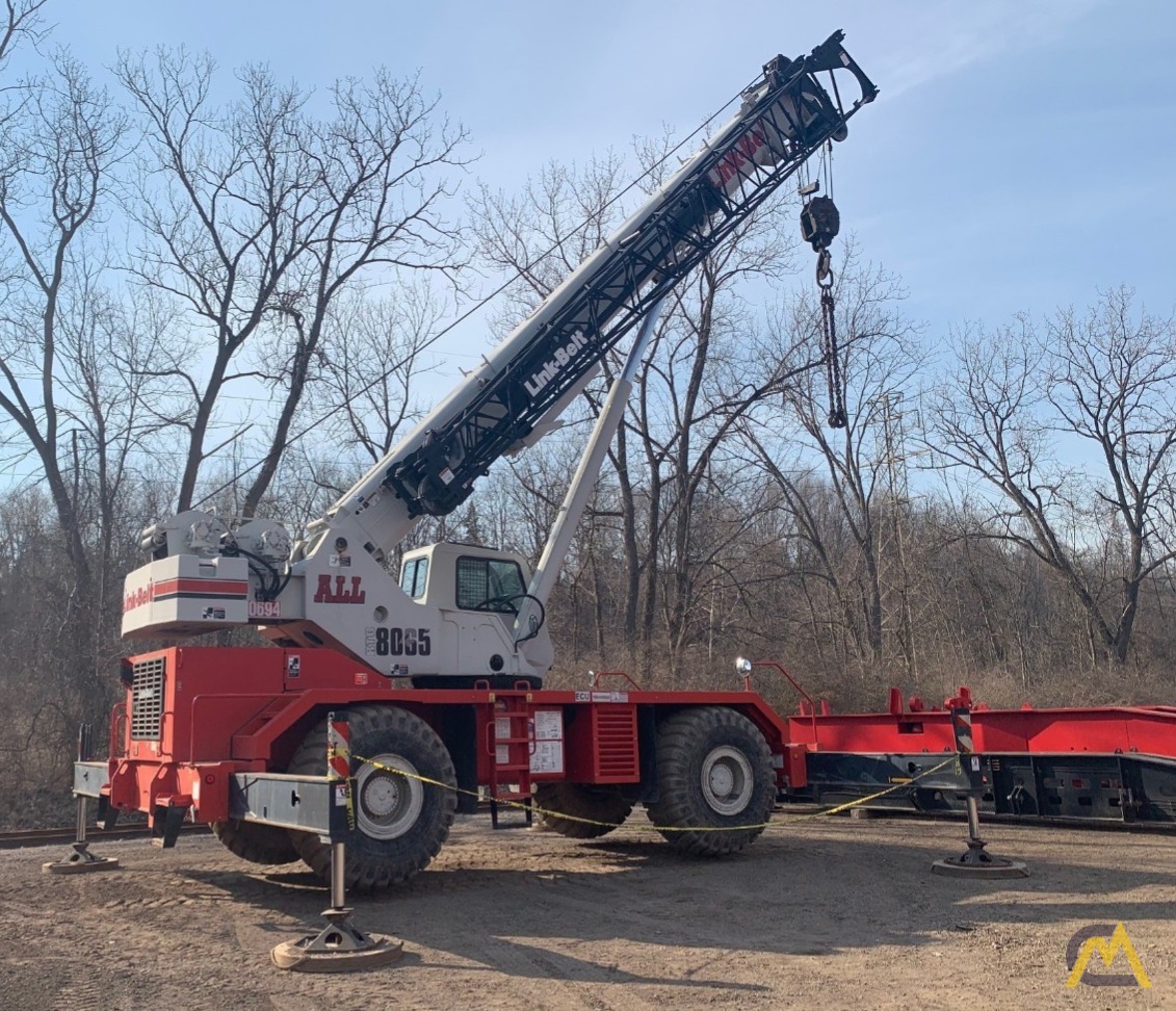 Link-Belt RTC-8065 II 65-Ton Rough Terrain Crane For Sale Hoists ...