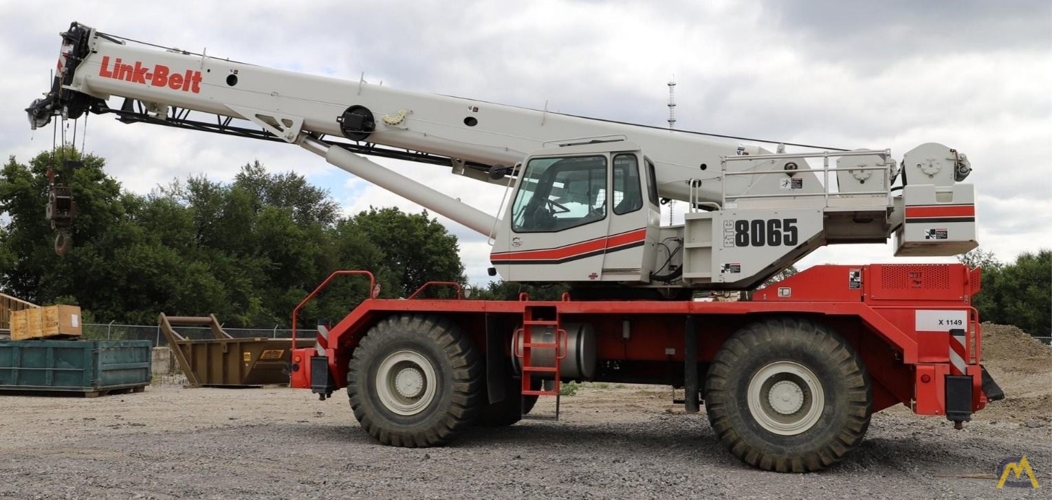 Link-Belt RTC-8065 II 65-ton Rough Terrain Crane For Sale or Rent ...
