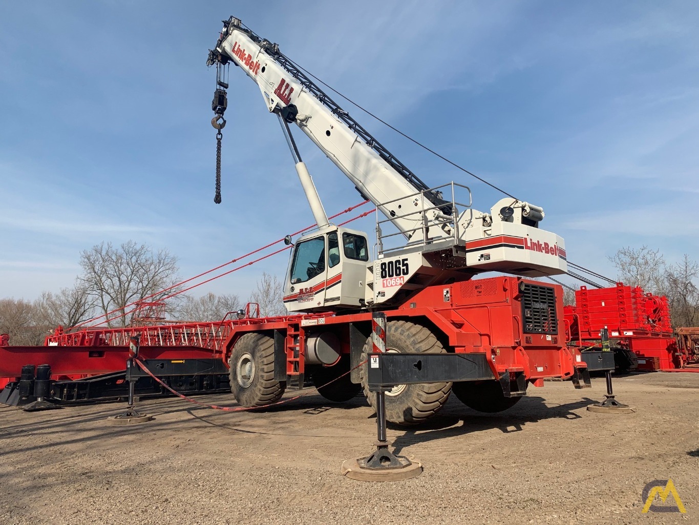 Link-Belt RTC-8065 II 65-Ton Rough Terrain Crane For Sale Hoists ...