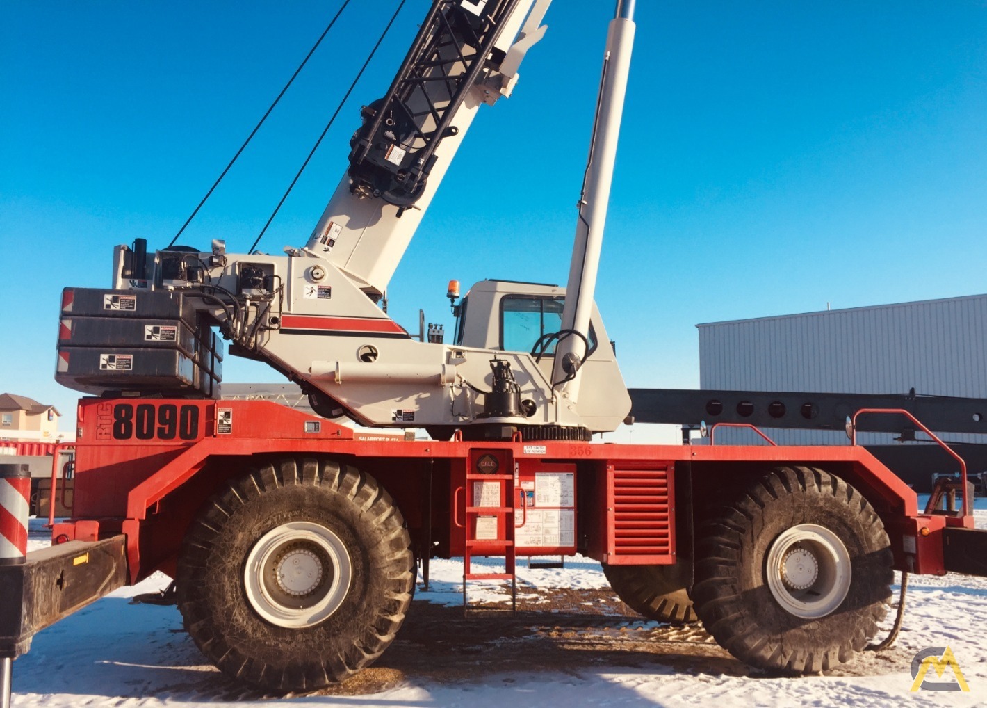Link-Belt RTC-8090 Series II 90-Ton Rough Terrain Crane For Sale or Rent Hoists & Material ...